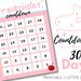 Countdown to Birthday, Printable 30 Day Birthday Countdown, Kids ...