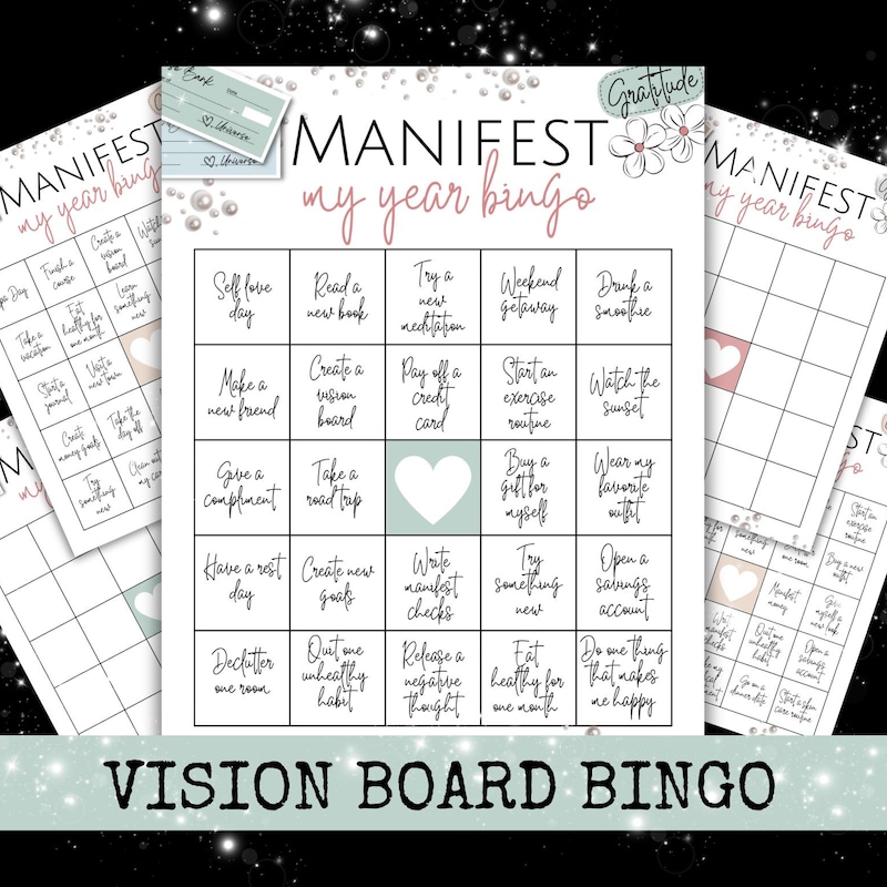 Girls Year Bingo Cards - Etsy