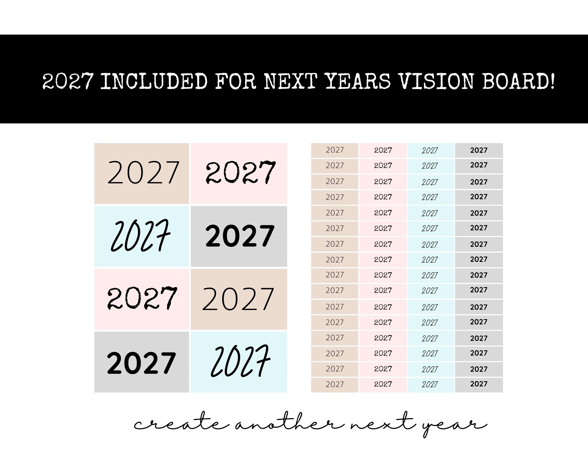 Vision Board Words Phrases Affirmations and Quotes to Create and ...