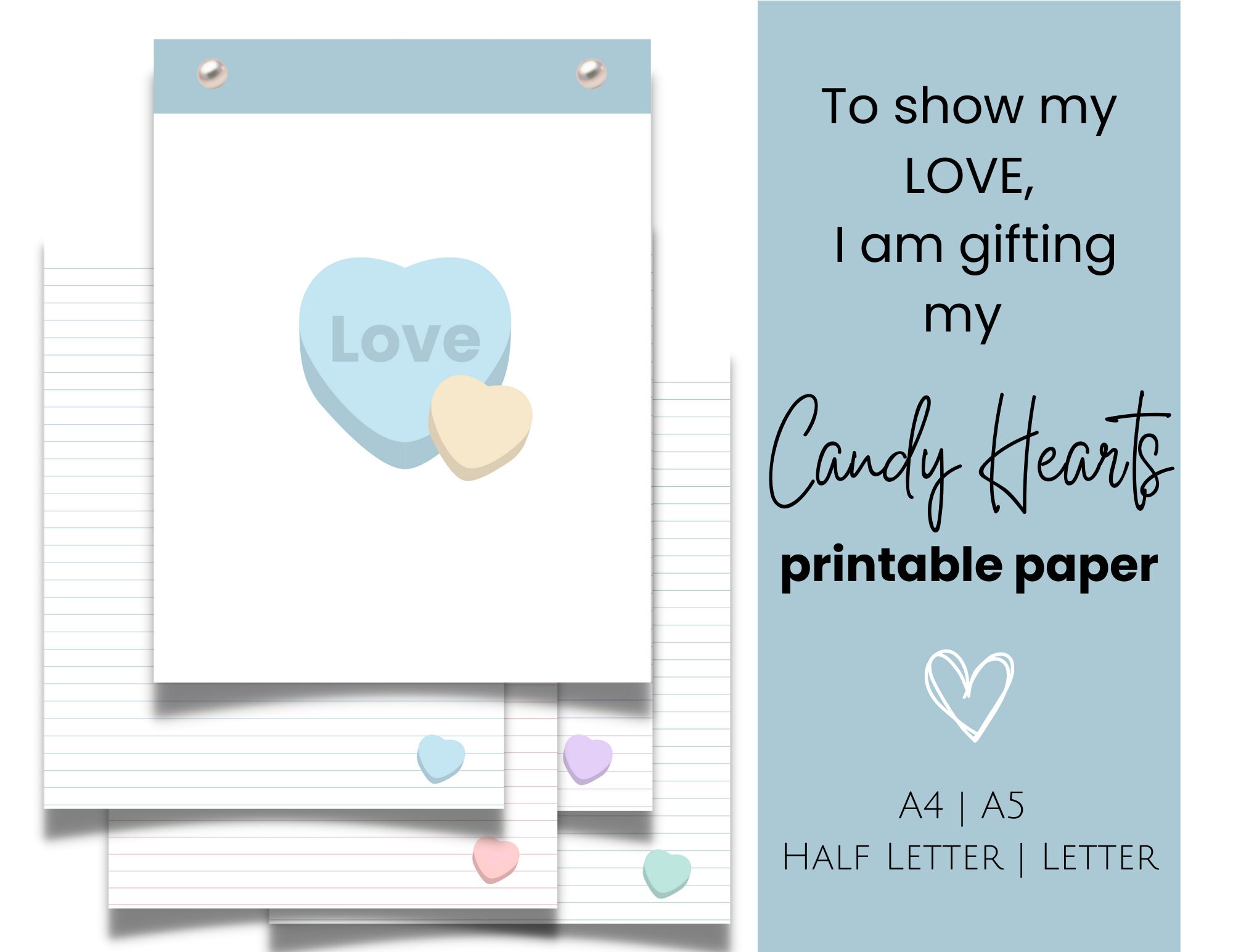 Love Jar Printable With Candy Hearts Valentine Activity for - Etsy