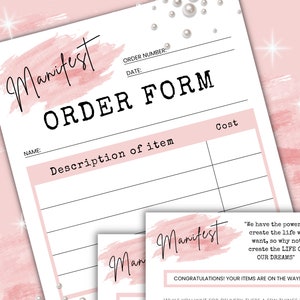 Printable Manifest Worksheets to Create Your Dream Life, Manifest ...