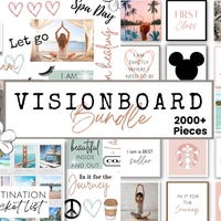 Printable Vision Board Quotes & Affirmations,vision Board Template ...