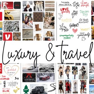 Winter Vision Board Kit, Printable Vision Board for Winter, 100's of ...