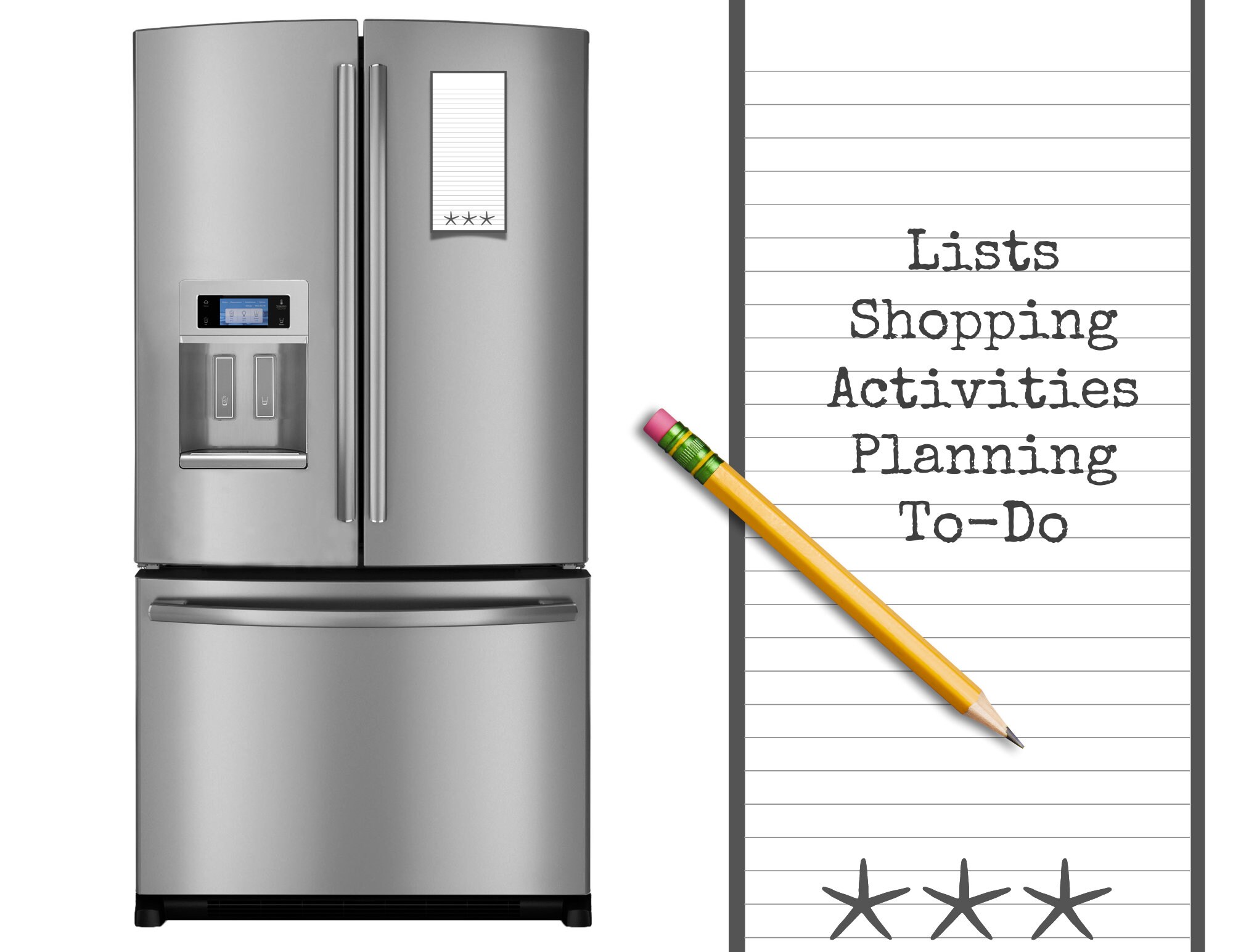 Printable Shopping List Notepad, Perfect for Kitchen, Home and Office ...