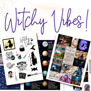 Printable Vision Board Kit, Autumn Vision Board, Printable Manifest ...