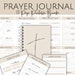 Prayer Journal Printable Bundle With Bible Verse, Gratitude, Prayers ...