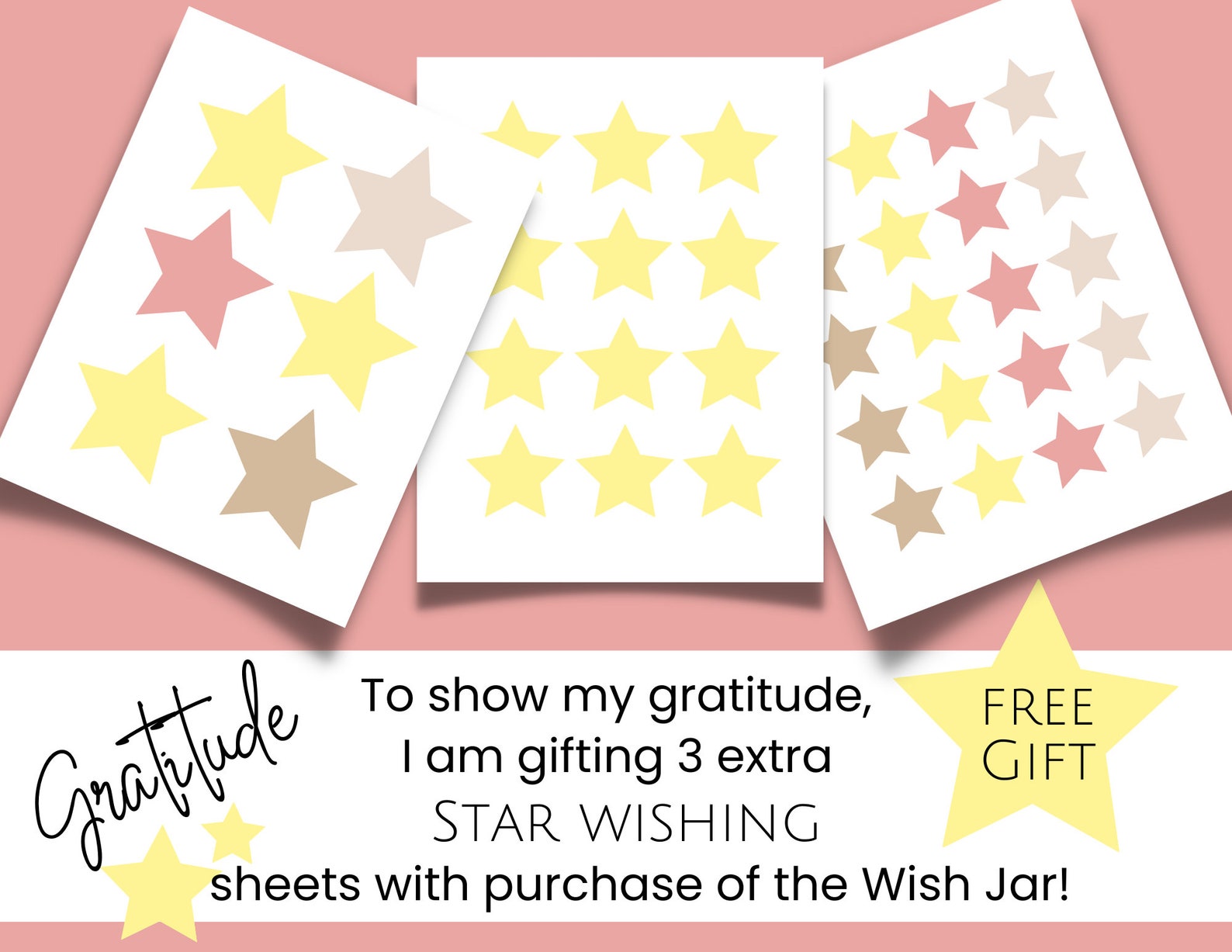 Printable Wish Jar for Vision Board and Activities, New Year Wishes ...