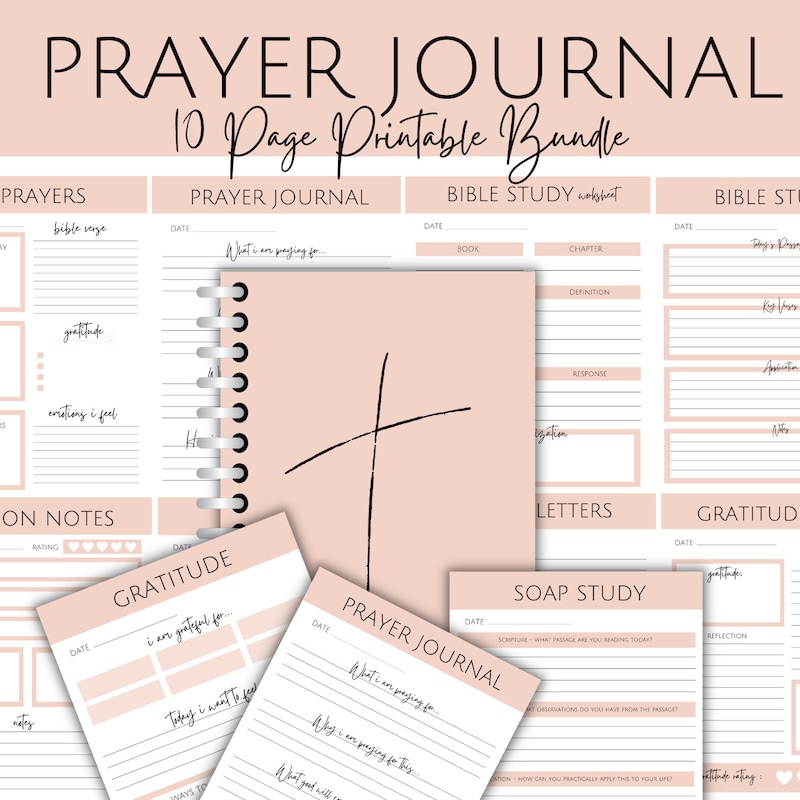 Prayer Journal Printable - Etsy