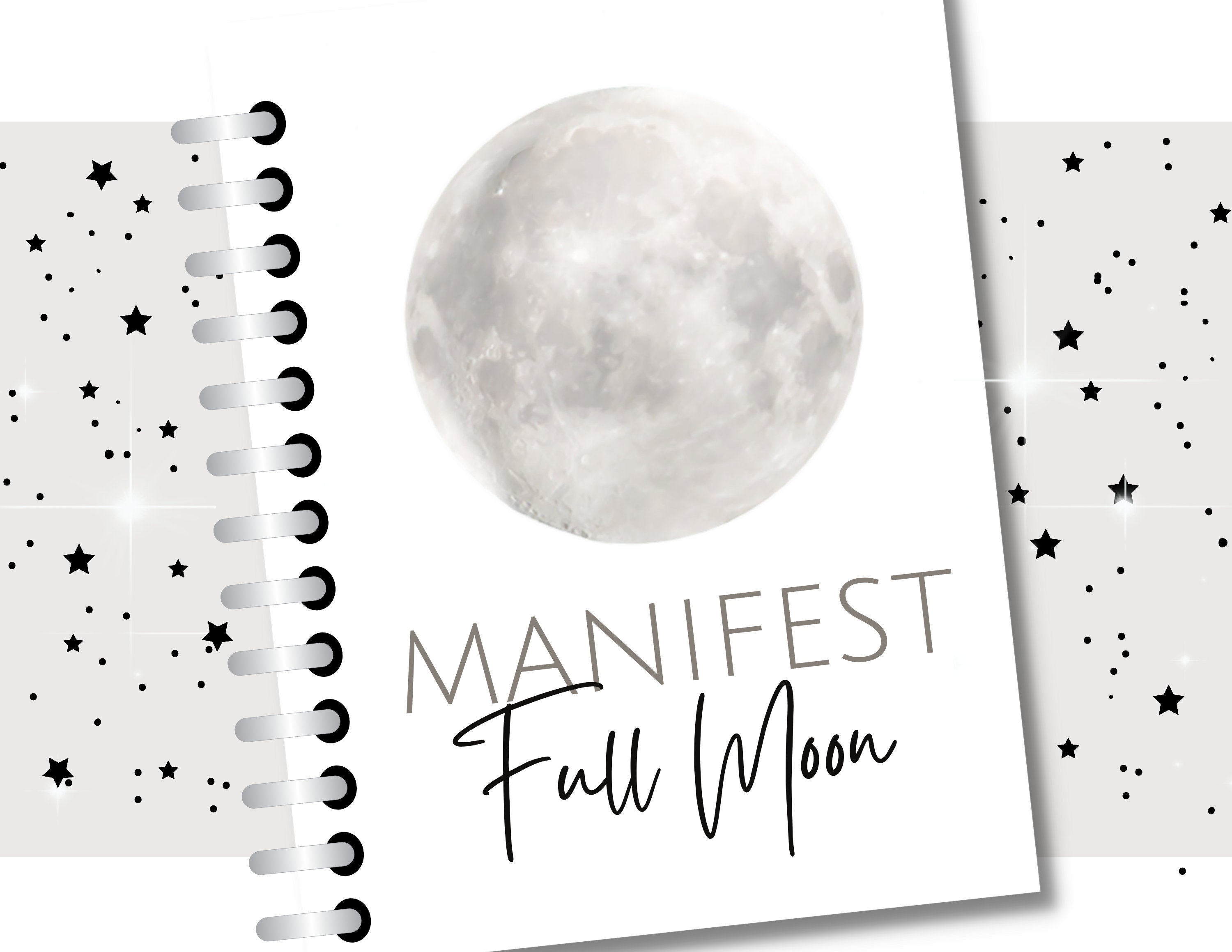 Printable Full Moon Journal Pages for Manifesting With the - Etsy