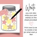 Printable Wish Jar for Vision Board and Activities, New Year Wishes ...