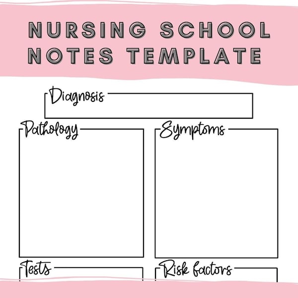 Nursing School Notes - Etsy