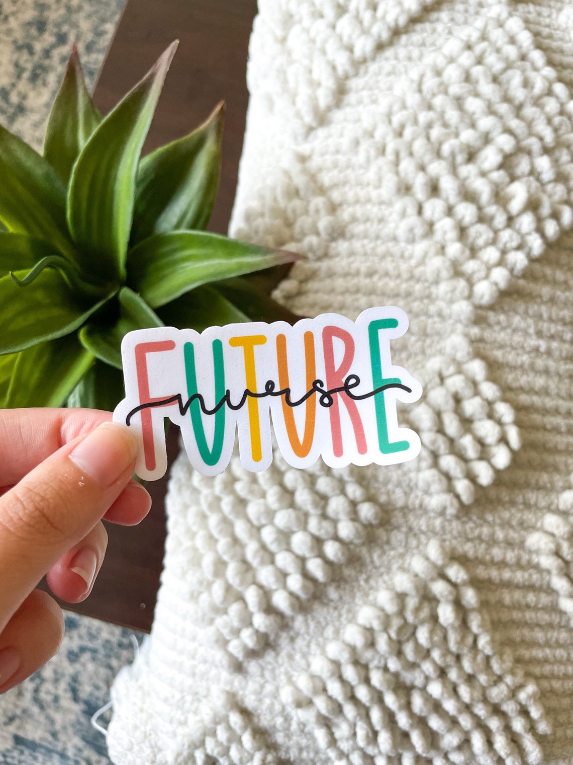 Future Nurse Colorful and Cute Nursing Student Sticker | Etsy