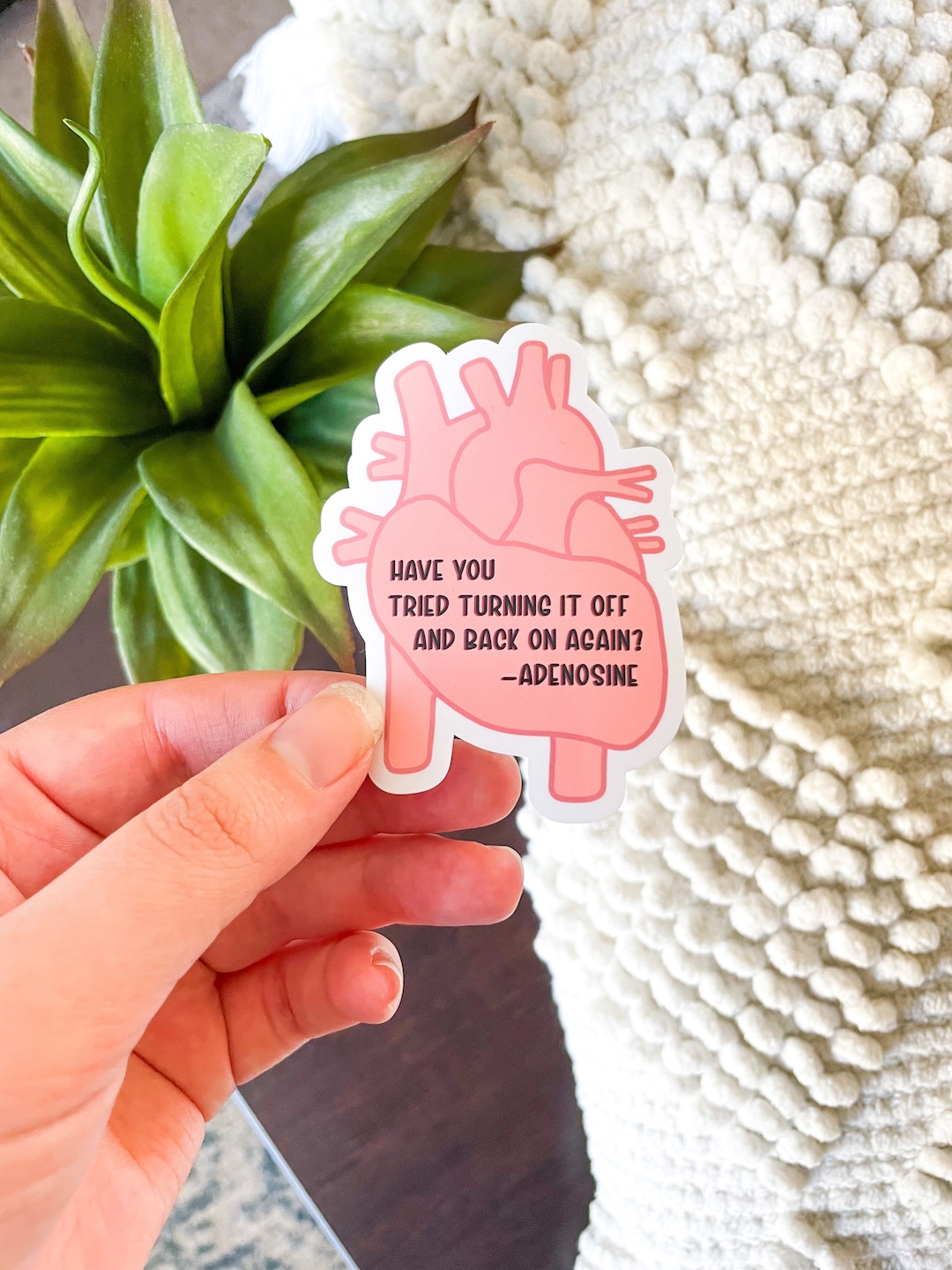 Adenosine Nursing Humor Sticker - Etsy