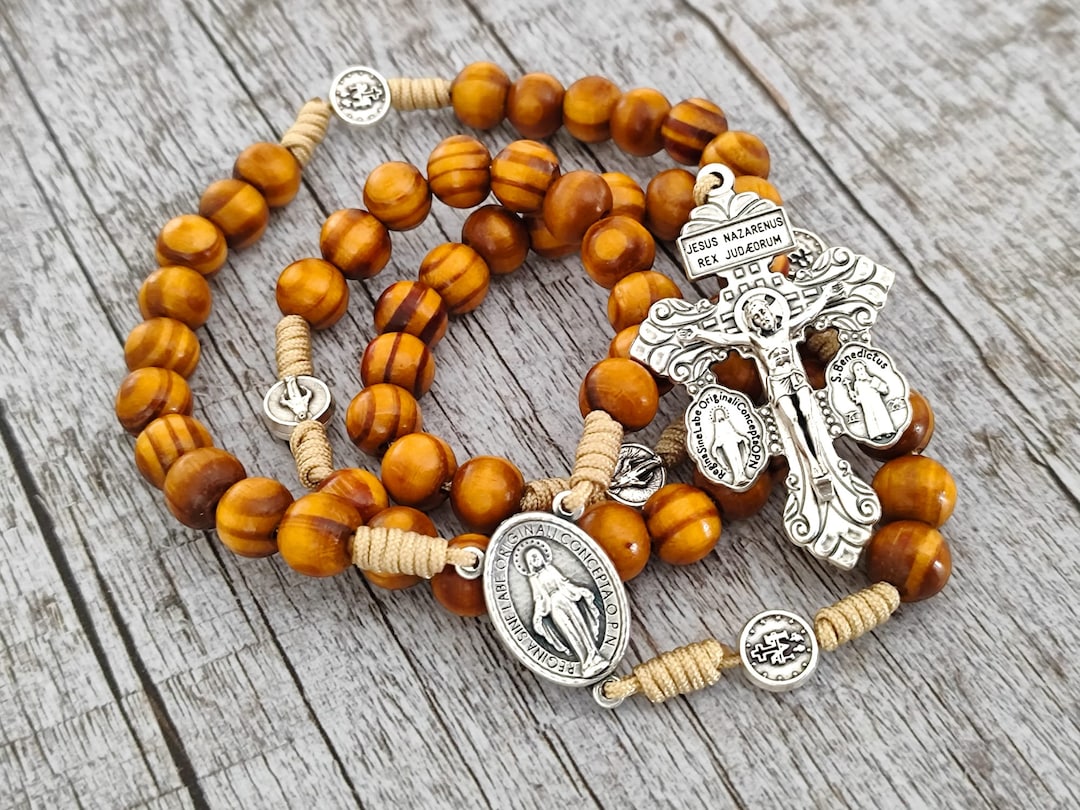 Miraculous Medal Rosary Pardon Cross Crucified St Benedict Medals - Etsy