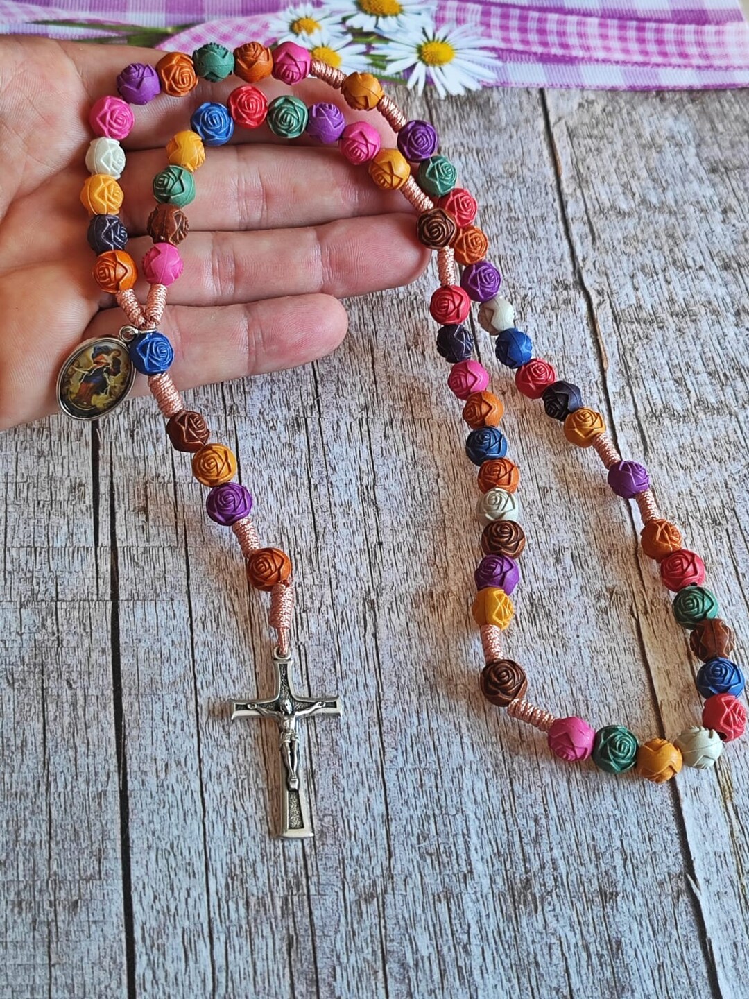 Chaplet of Mary Undoer of Knots Rosary Our Lady Untier of Knots Chaplet ...