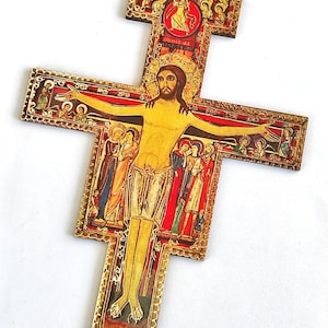 San Damiano Wall Cross St Francis of Assisi Saint Damian Cross - Etsy