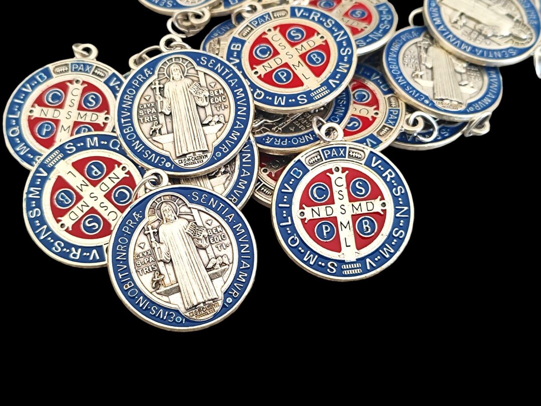 St Benedict Medals Xl Meda Saint Benedict Medal, Christian Medal Gift ...