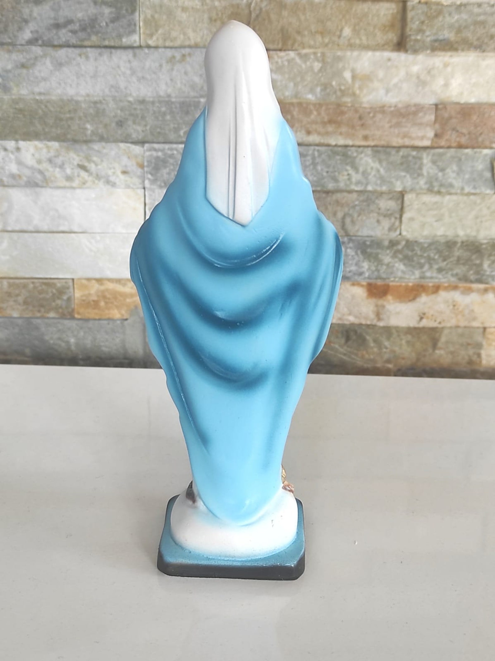 Our Lady of Grace Statue, Virgin Mary Statue, Blue Statue of Our Lady ...