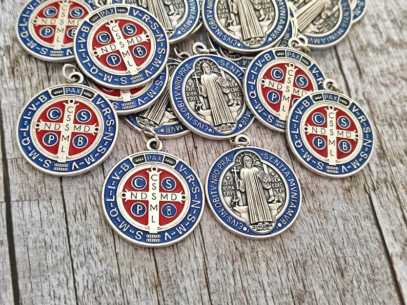 St Benedict Medal Xl Meda Saint Benedict Medal, Christian Medal Gift - Etsy