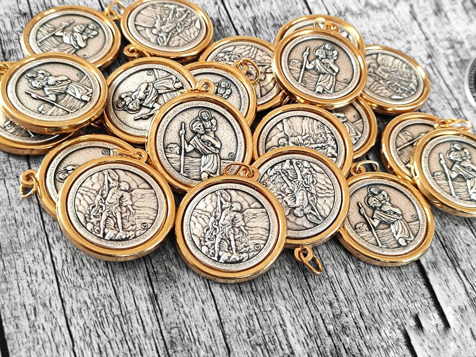 Wholesale St Michael Medals Lot Bulk 2/5/10/15/20 Pcs - Etsy