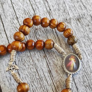 Holy Spirit Rosary Chaplet Olive Wood From Medjugorje Rosaries Saint Benedict Rosary + Gift Holy ...
