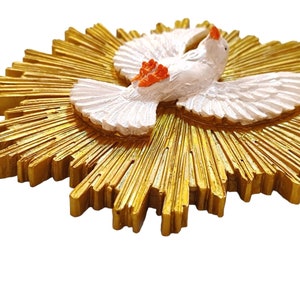 Holy Spirit of God Wall Trinity Dove Statue Cross Confirmation Keepsake ...