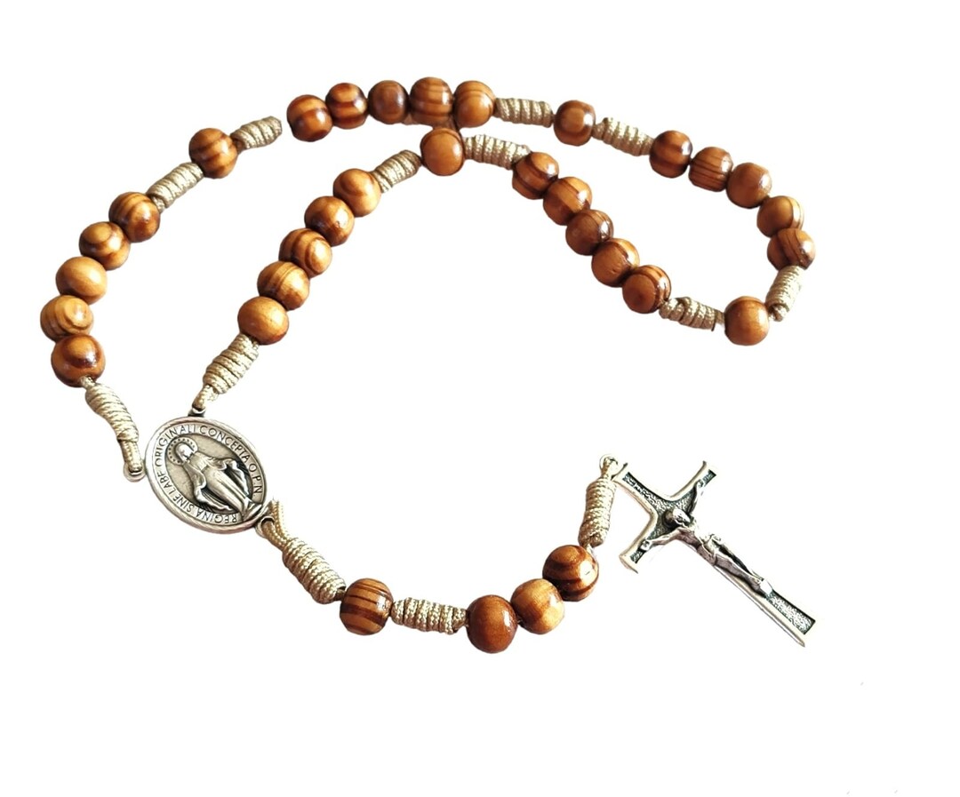 Chaplet of Conversion, Handmade Chaplet, Wood Beads, Catholic Gift ...