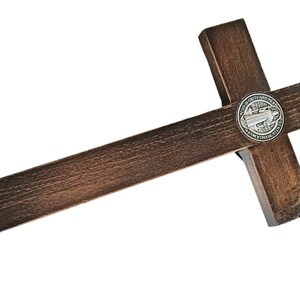 Wall Hanging Cross St. Benedict Cross Wood Crucifix - Etsy