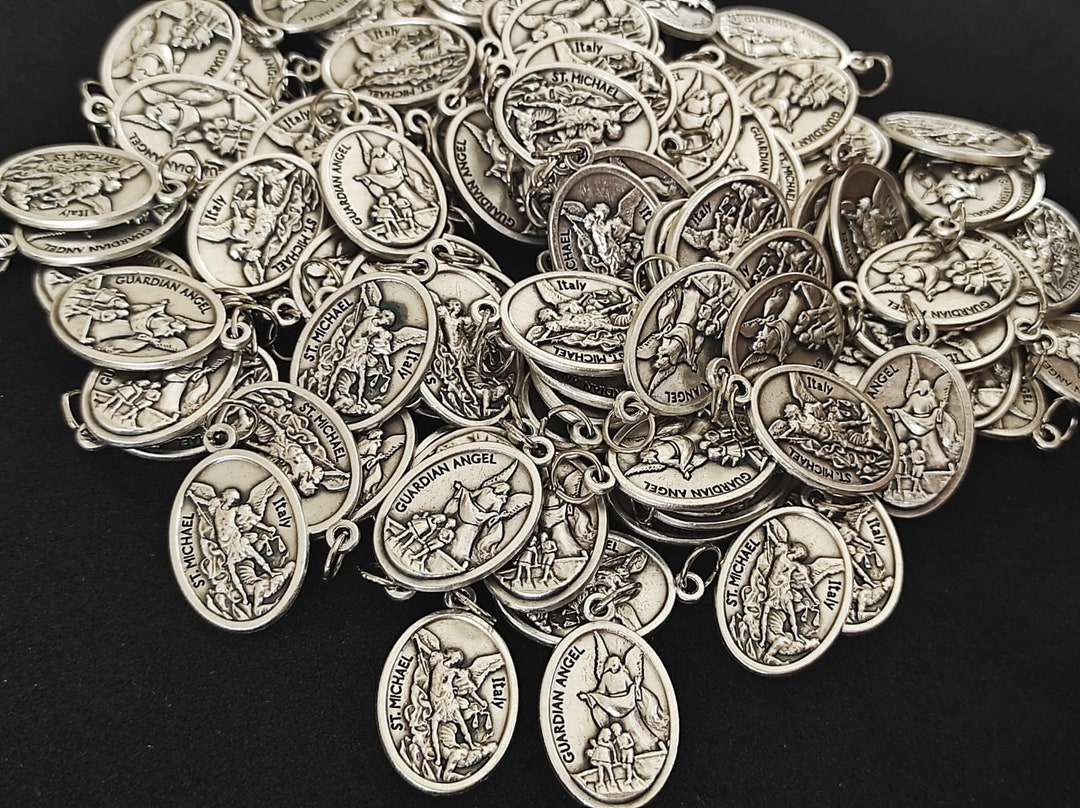 Wholesale Medals Saint Michael Archangel Angel Guardian Box 10-20- 30 ...