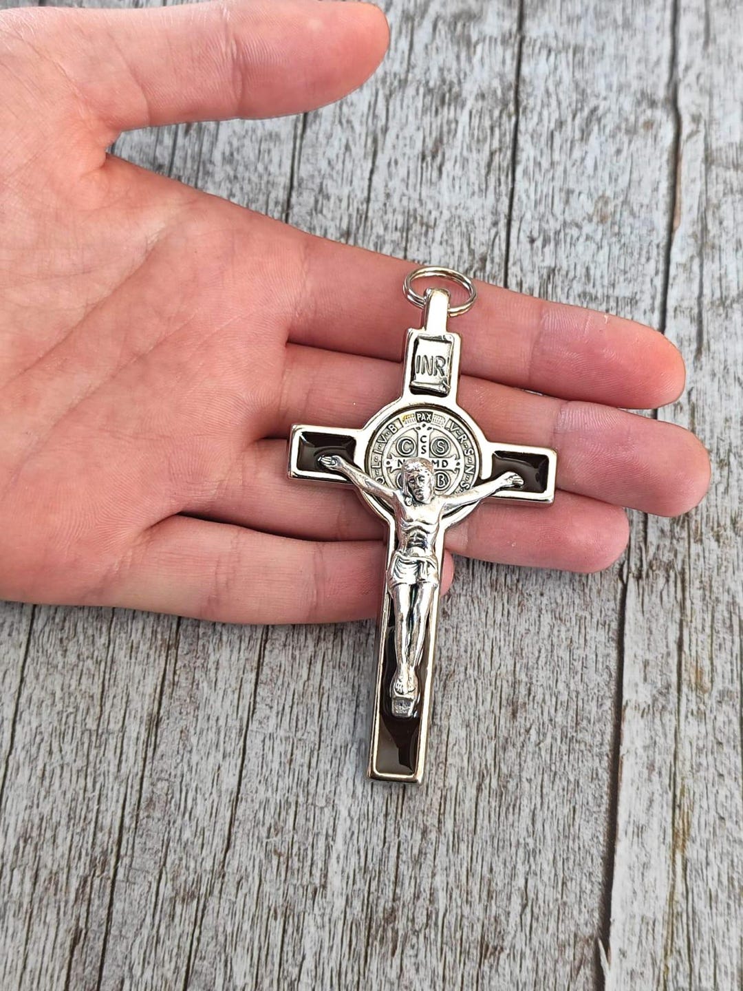 St Benedict Cross Crucifix Medals - Etsy