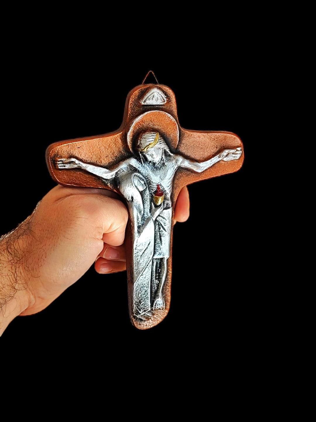 Crucifixion of Christ Crucifix Hanging Wall Plaque Cross Jesus Christ ...