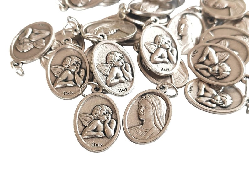 St Raphael Angel Medals Medal Guardian Angel Catholic Gifts - Etsy