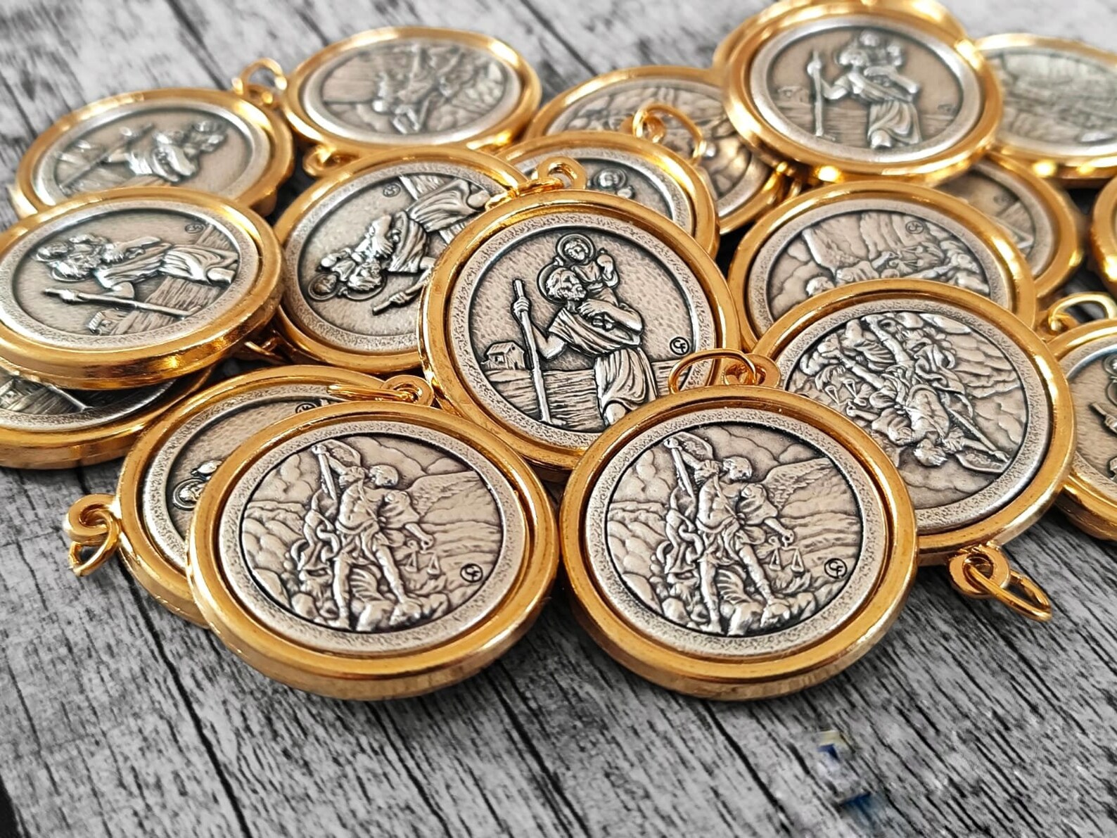 Wholesale St Michael Medals Lot Bulk 2/5/10/15/20 Pcs - Etsy