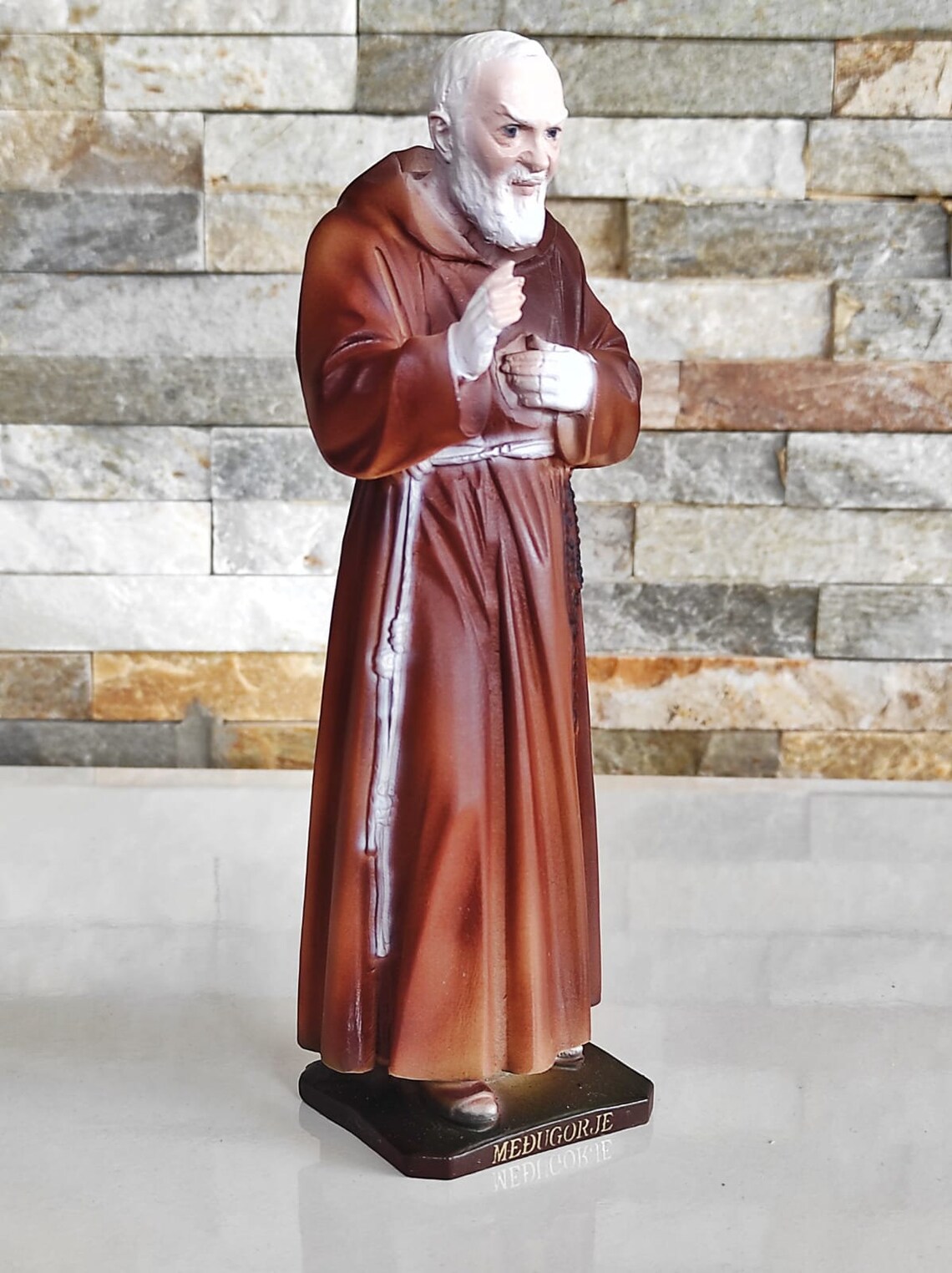 Padre Pio Statue, St Pio Statue Figure Sculptures - Etsy
