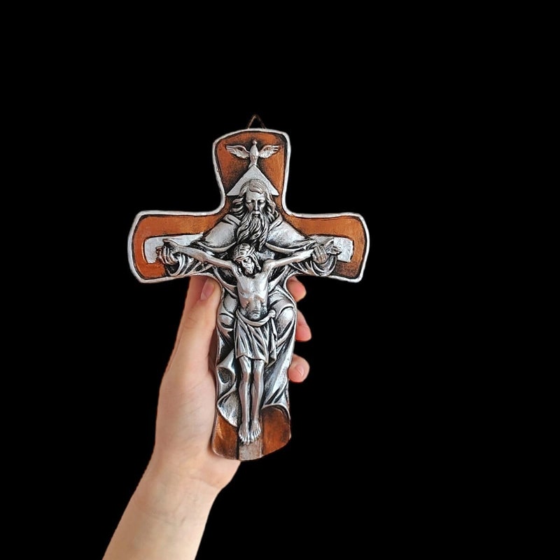 Holy Spirit Crucifix Wall - Etsy UK