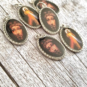 Holy Face Medals Precious Holy Face Jesus Merciful Jesus 5 Pcs - Etsy