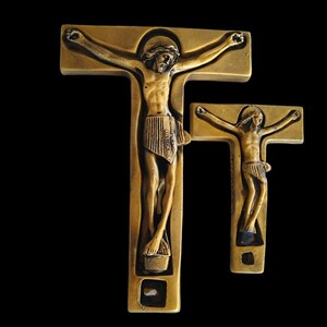 Standing Cross Crucifix Risen Jesus Christ Catholic Statue Medjugorje - Etsy