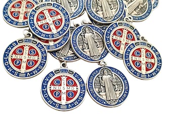 St Benedict Medal Xl Meda Saint Benedict Medal, Christian Medal Gift - Etsy