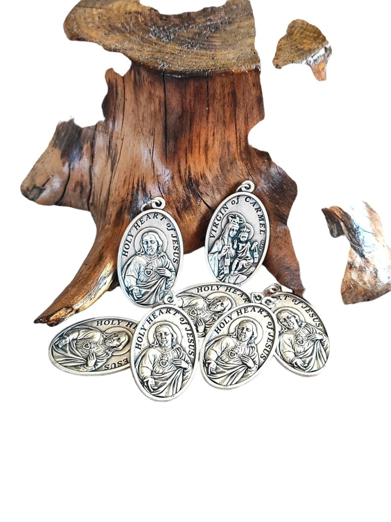 Holy Hart of Jesus Sacred Medals Medals Pcs Holy Medals, Catholic - Etsy