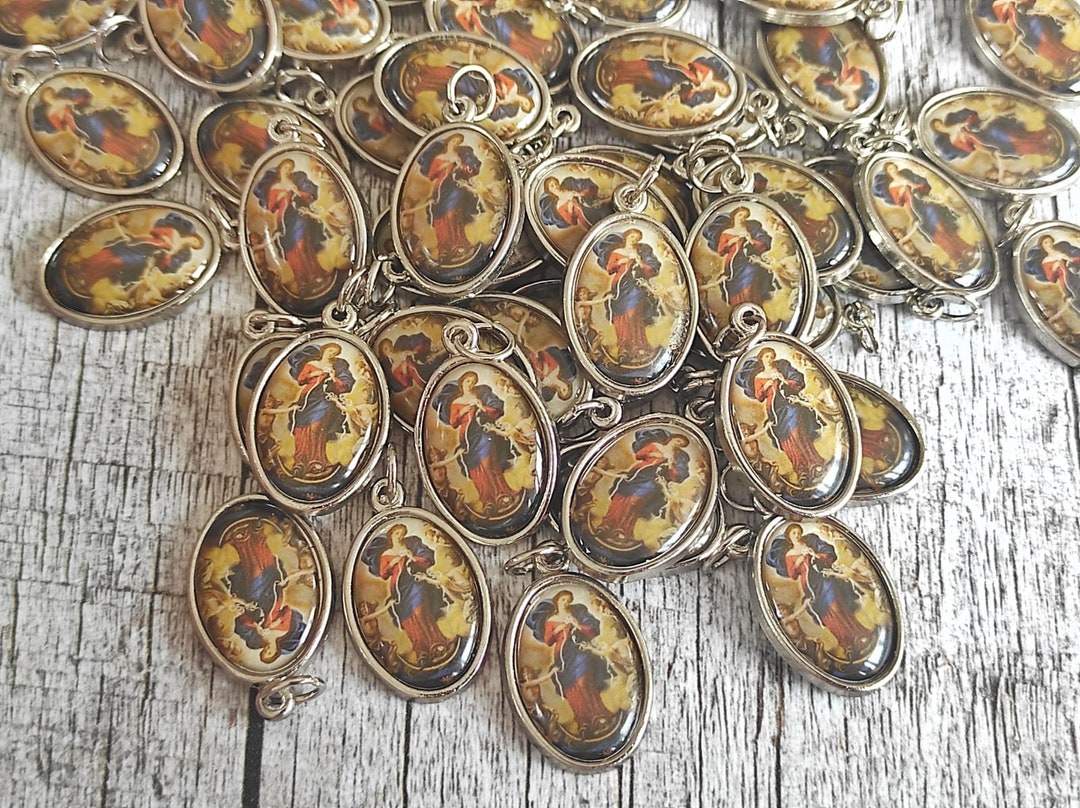Our Lady, Untier of Knots, Religious Medal, Catholic Gift, Our Lady of ...