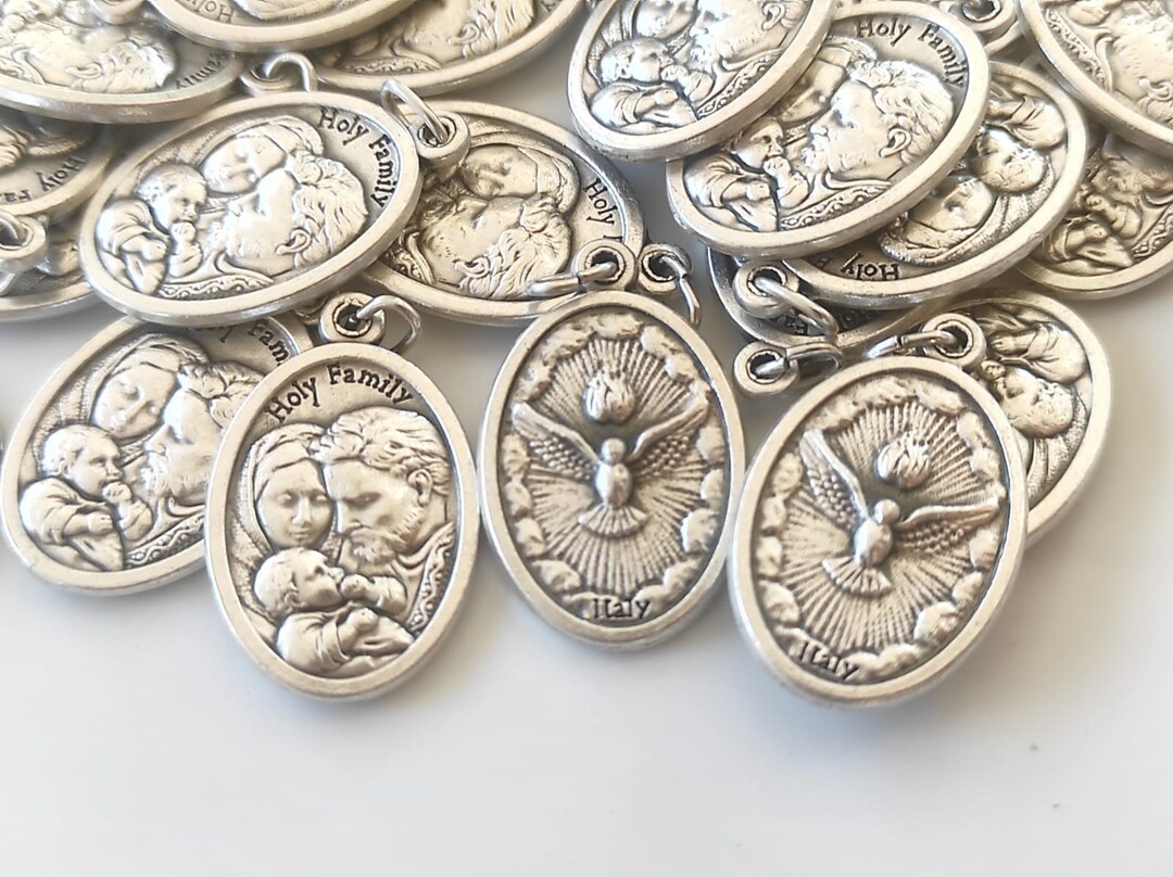 Holy Family Medals ST JOSEPH MEDALS / Spirit Medal - Etsy
