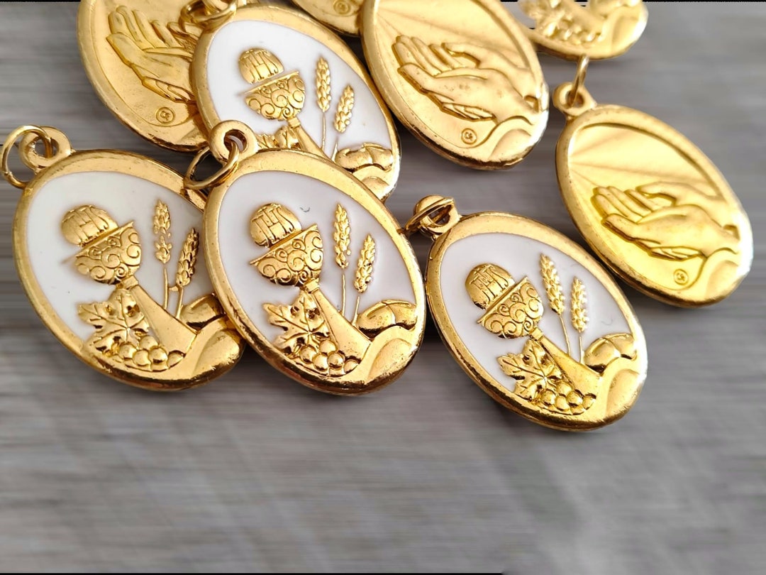 Holy Eucharist First Holy Communion Medal First Holy Communion Medal ...