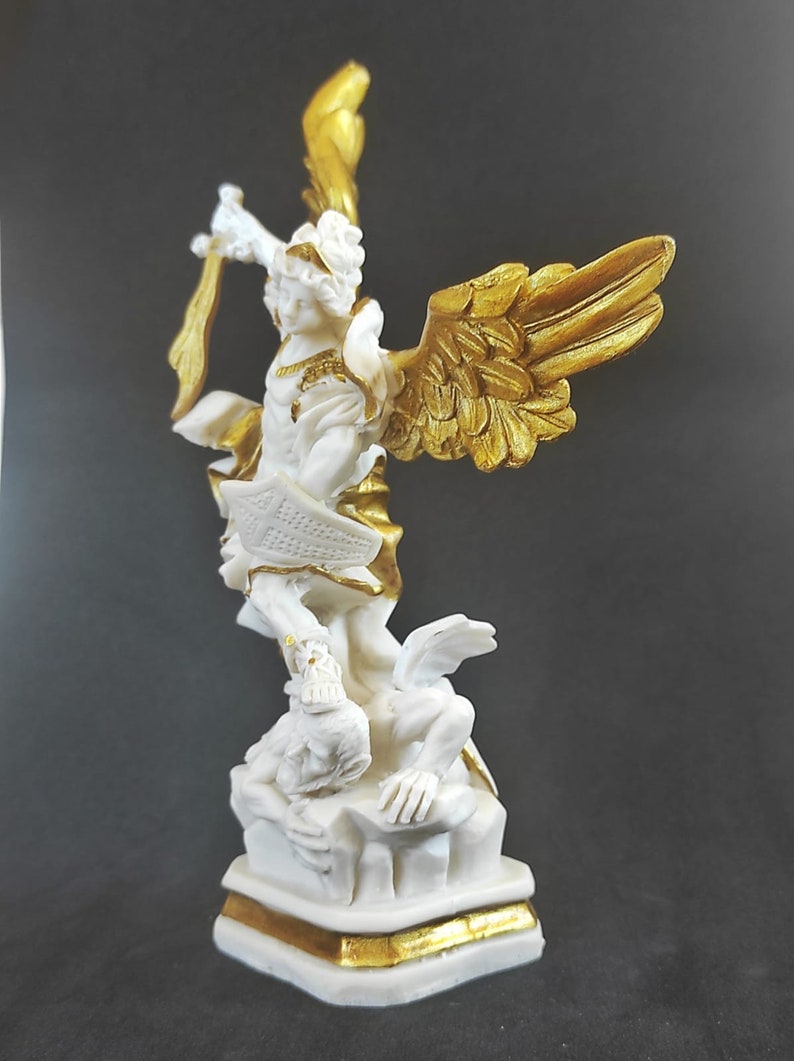 Saint St Michael Archangel Statue Sculpture - Etsy