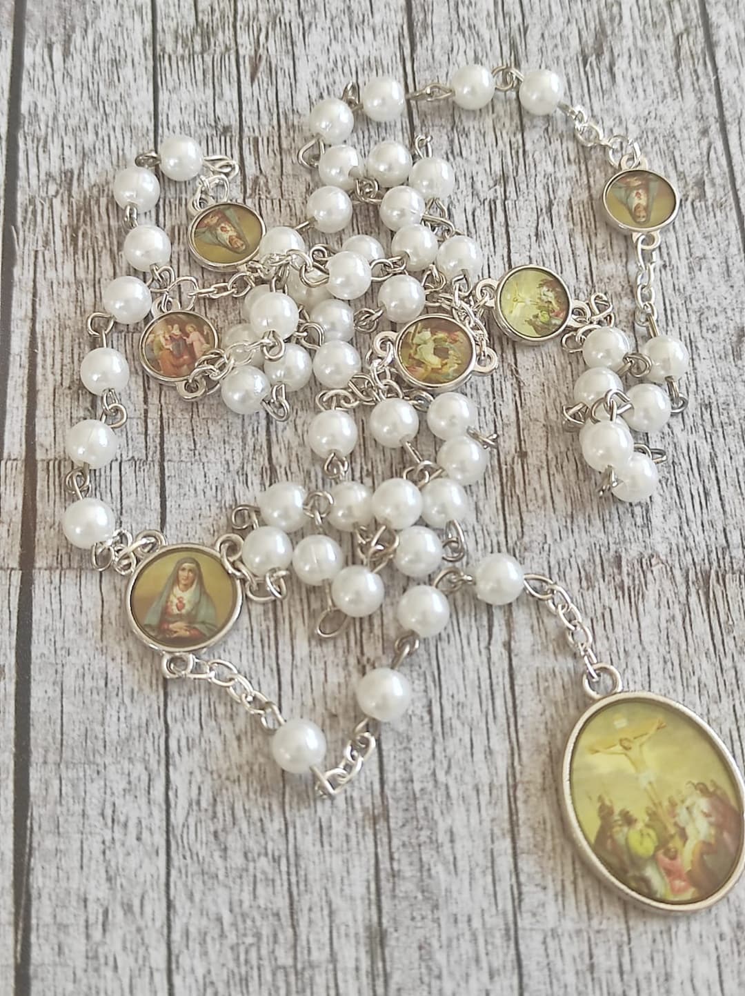 Chaplet of Seven Sorrows of Blessed Virgin Mary Our Lady of Sorrow ...