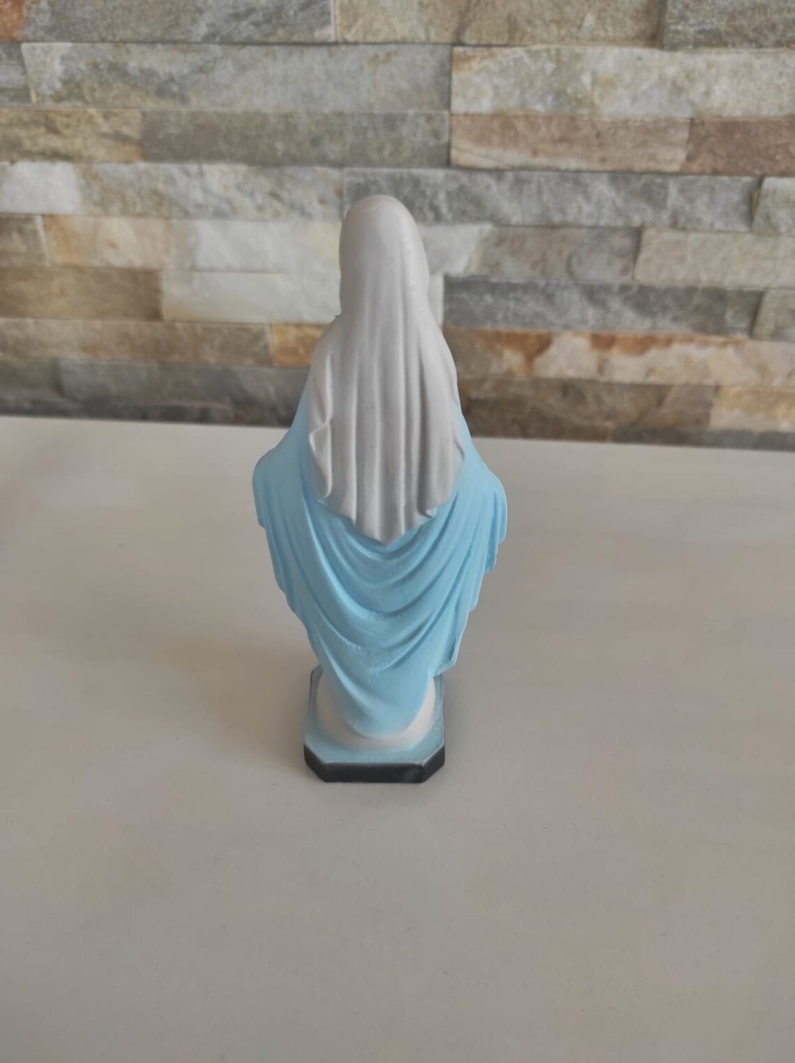 Our Lady of Grace Statue, Virgin Mary Statue, Blue Statue of Our Lady ...