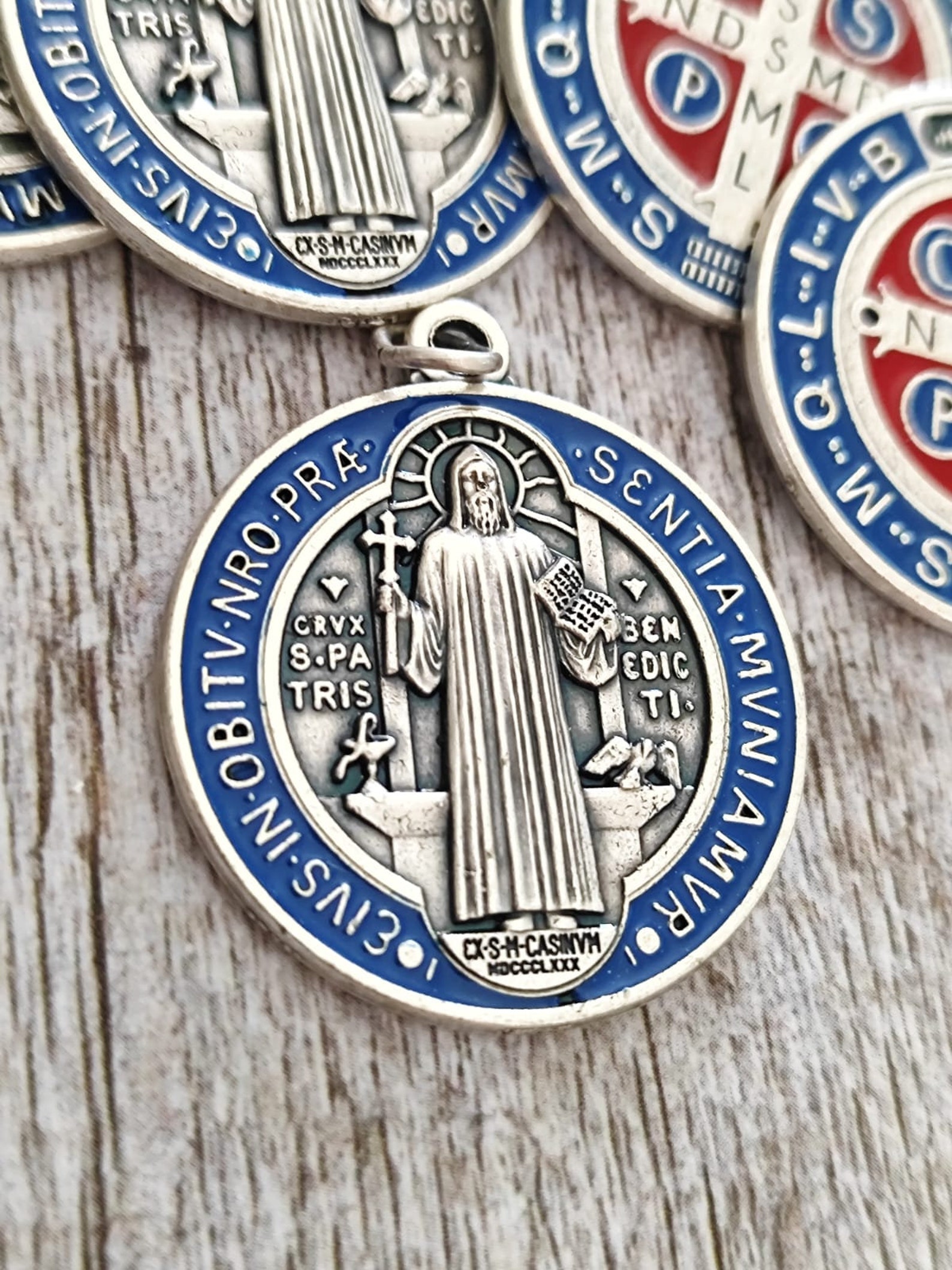 St Benedict Medal Xl Meda Saint Benedict Medal, Christian Medal Gift - Etsy