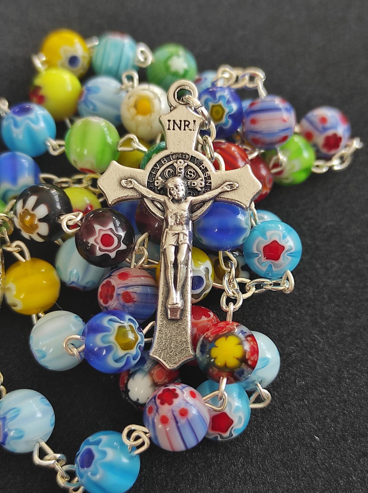Hand Made Murano Glass Rosary Beads Colourful Rosary Beads - Etsy
