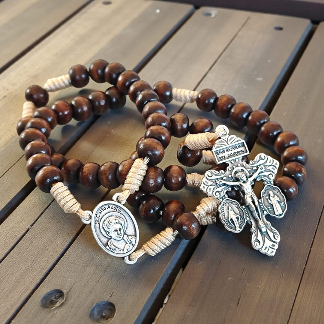 St Carlo Acutis Rosary Medals Patron Saint of Teens, Gamers and ...