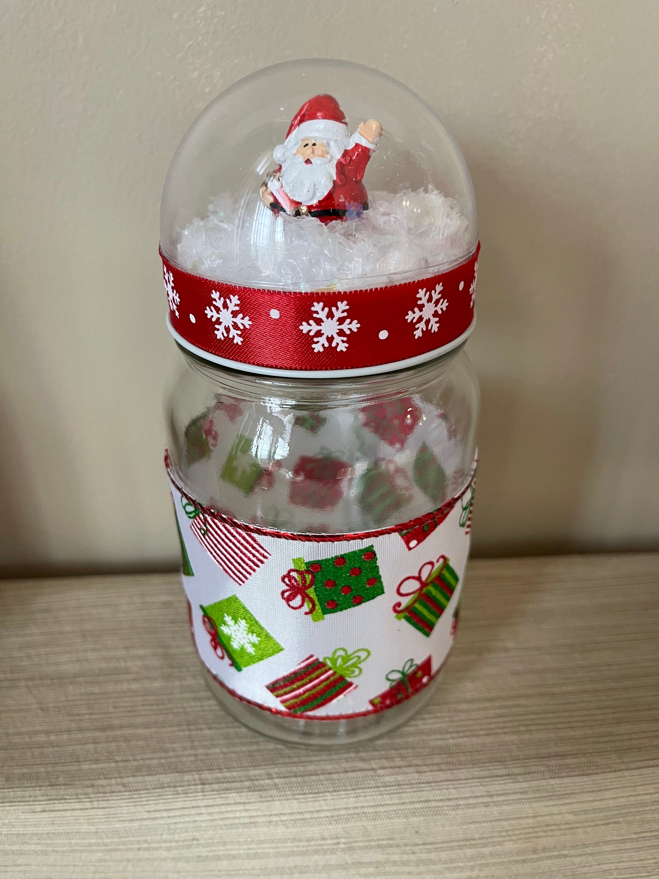 Snow Globe Mason Jars - Etsy