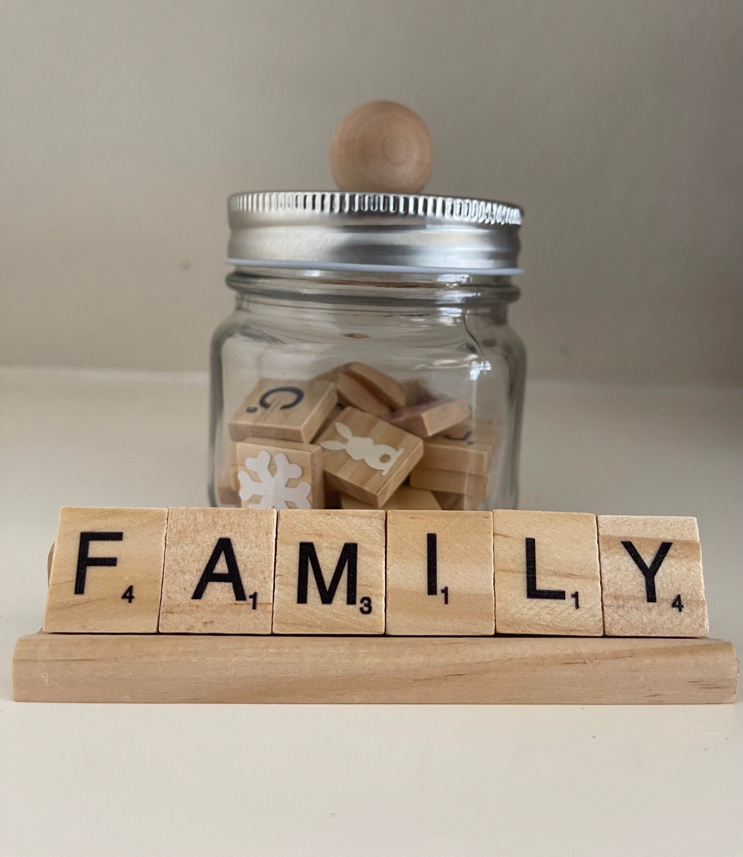 Scrabble Letter Set - Etsy